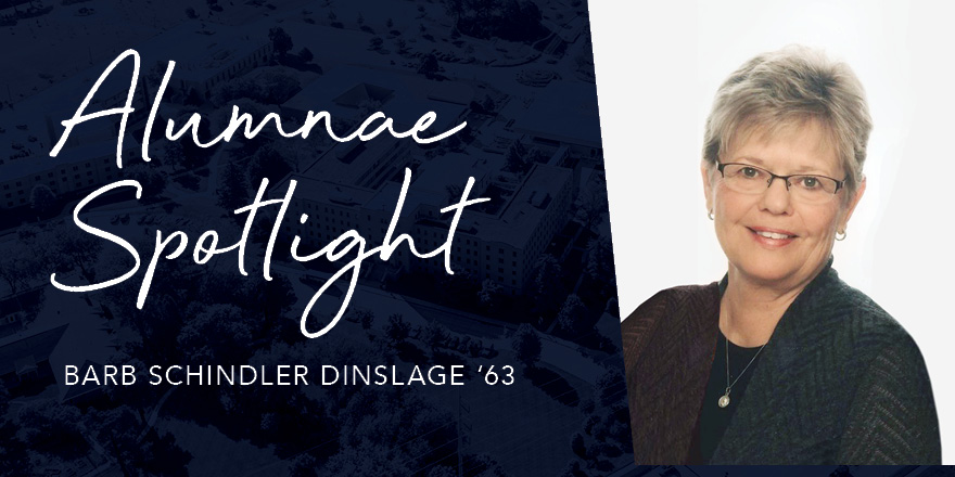 Alumnae Spotlight: Barbara Schindler Dinslage ‘63 | College of Saint Mary